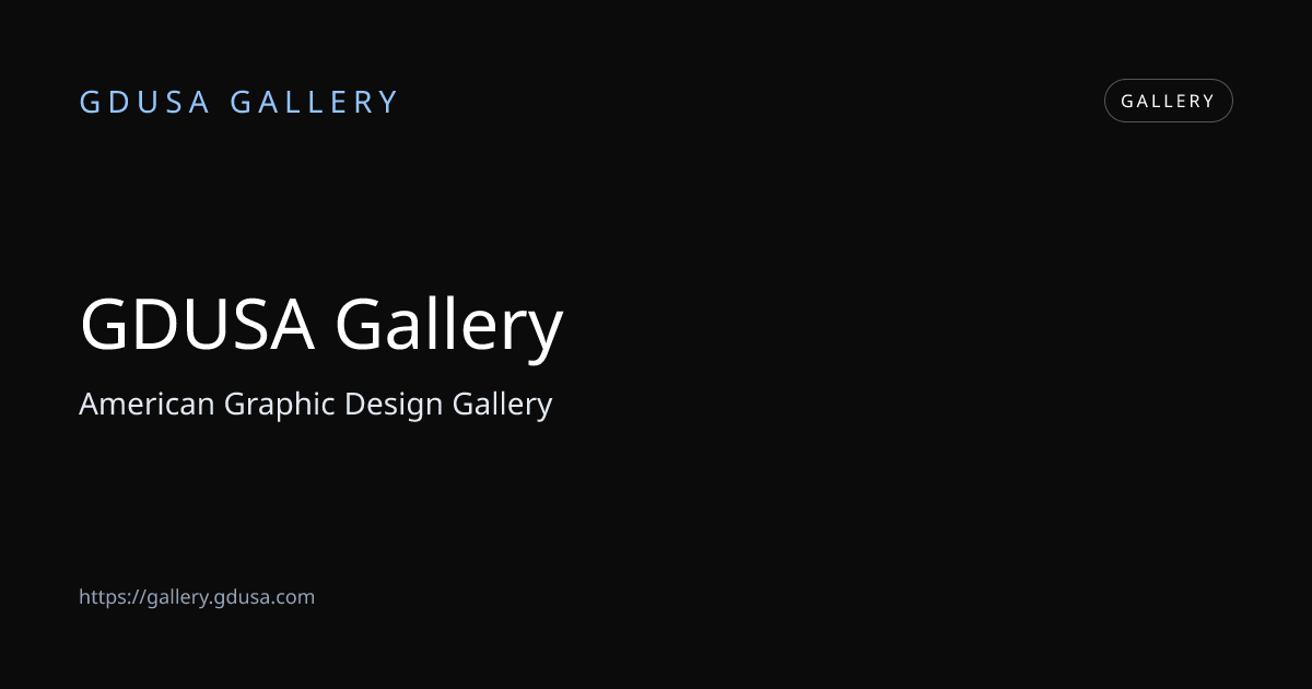 2026 Graphic Design Award Winners | GDUSA Gallery